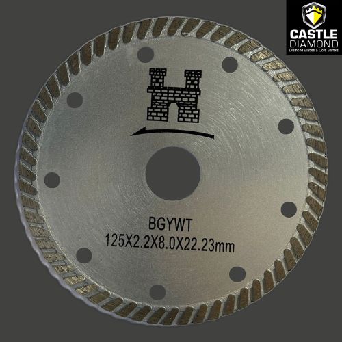 125mm BGY Turbo Diamond Blade / Diamond Cutting Disc – Castle SA Diamond