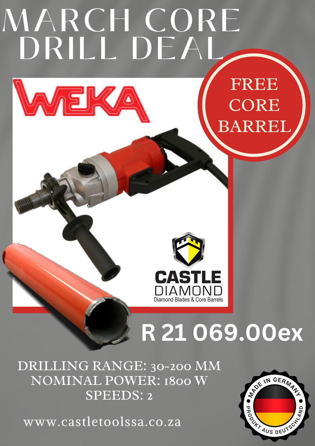 Castle Tools SA Diamond, Diamond Tools – Castle SA Diamond